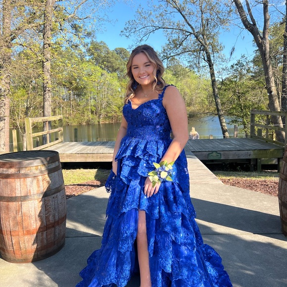 Jovani | Dresses | Jovani Royal Blue Prom Dress | Poshmark